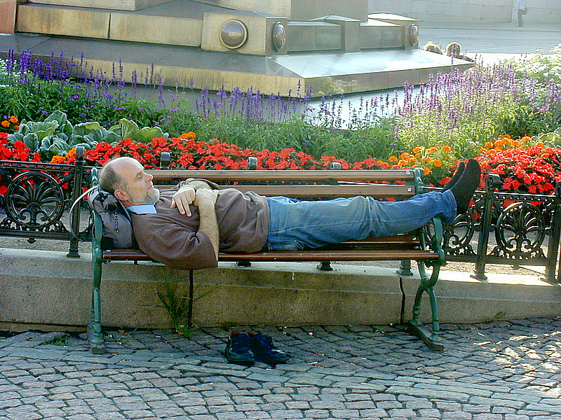 RUHEPAUSE AUF DEM SENATSPLATZ