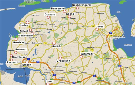 Reisebilder ueber Ostfriesland